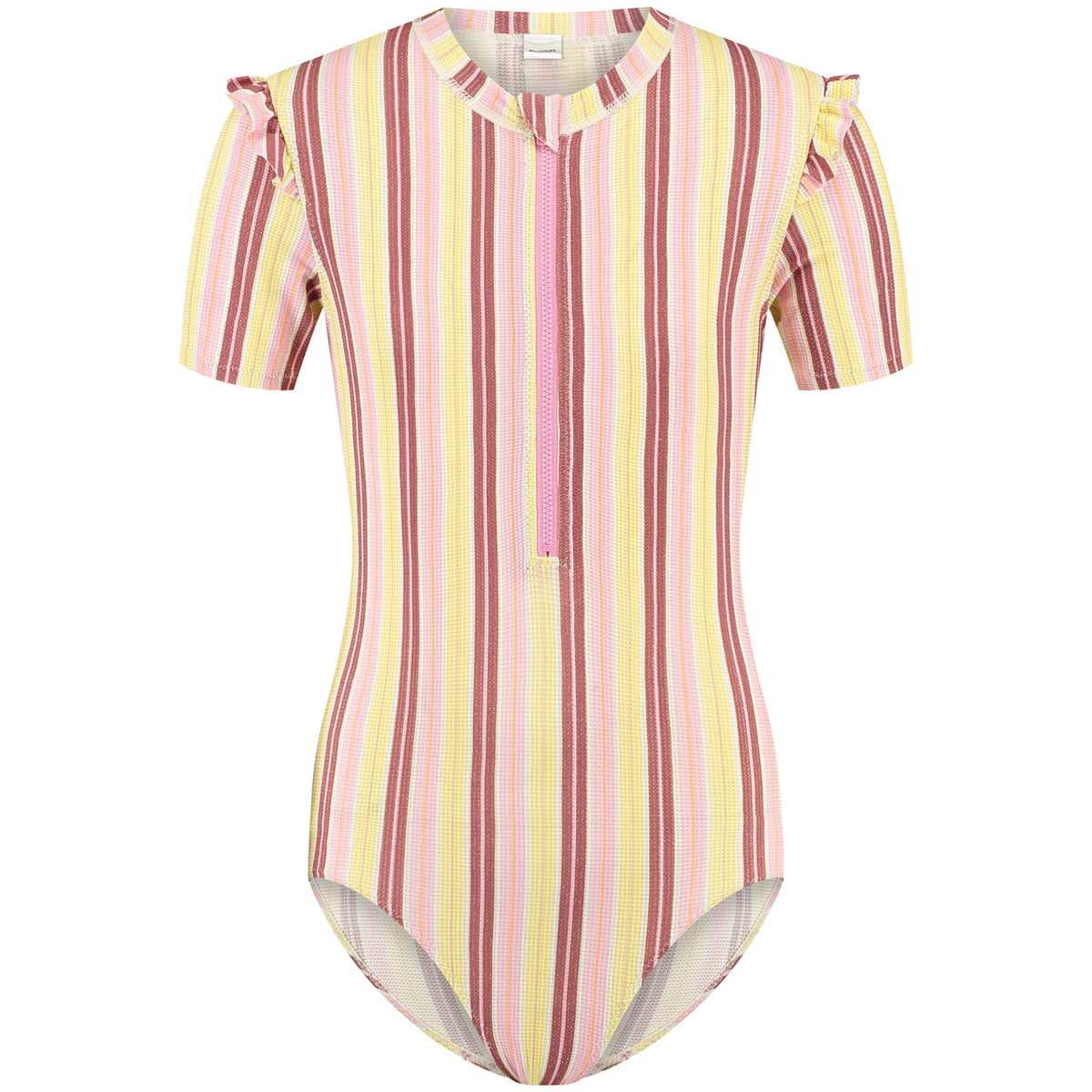 Summer Stripe girls zipper swimsuit – Beachlife